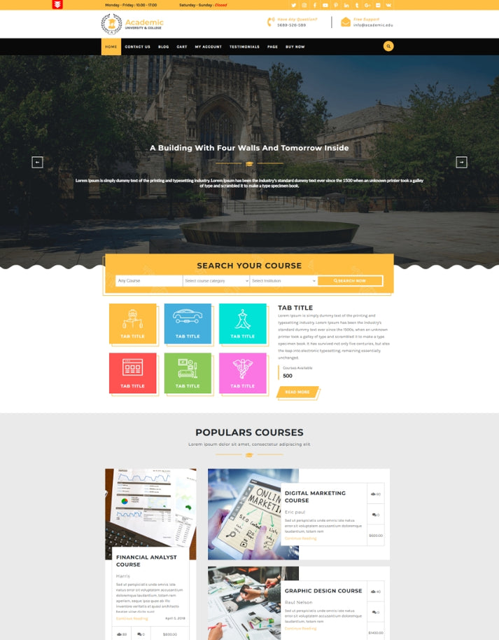 Free Academic WordPress Theme – Logical Themes